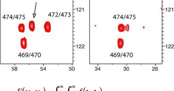 Non linear Fourier transform of NMR data acquired on a non-cartesian ...